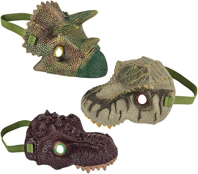 Amazon.com: Dinosaur Mask for Kids, Jurassic World, Great for Halloween ...