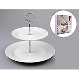 Premier Housewares 2-Tier Gingerbread Man Cake Stand: Amazon.co.uk ...