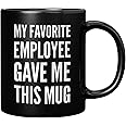 Amazon.com: Panvola My Favorite Employee Gave Me This Mug Funny Boss Gifts from Employees ...
