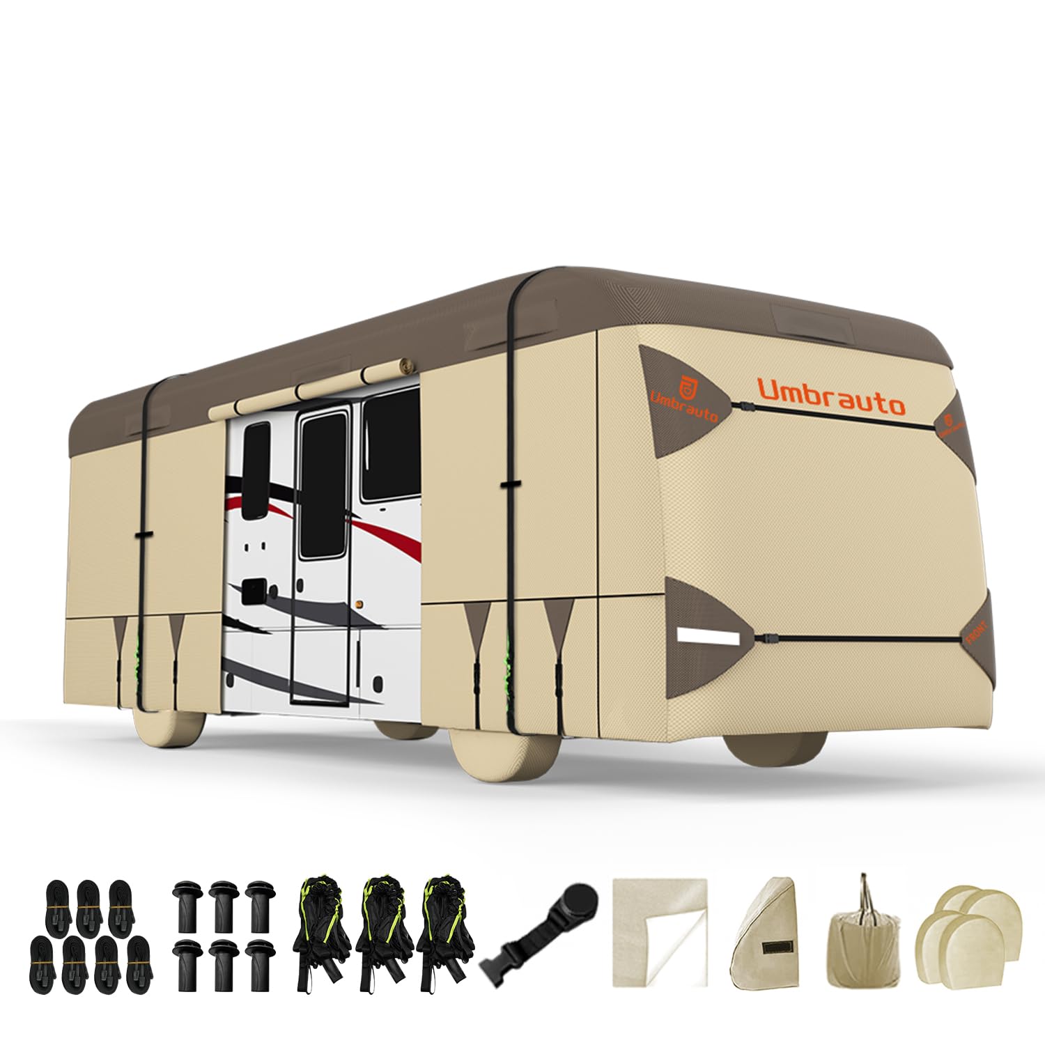 Umbrauto Class A RV Cover – 2025 Upgraded Heavy-Duty 7-Layer Top ...