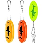 Amazon.com: zhinan 2Pcs Orange Foam Floating Keychain Oval Float Key ...