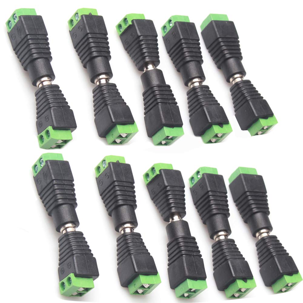 Mua DC Power Connector 20 Pairs CCTV Power connectors 12V Male+Female 2 ...