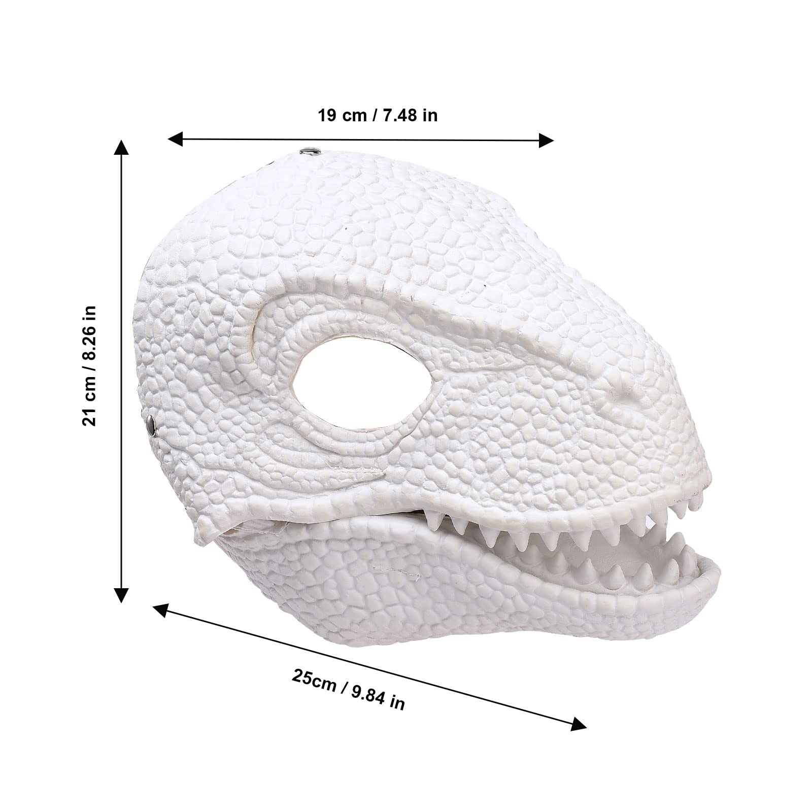 Mua YGHQAP Dinosaur Mask Halloween Mask Soft Latex Dino Mask Moving Jaw ...