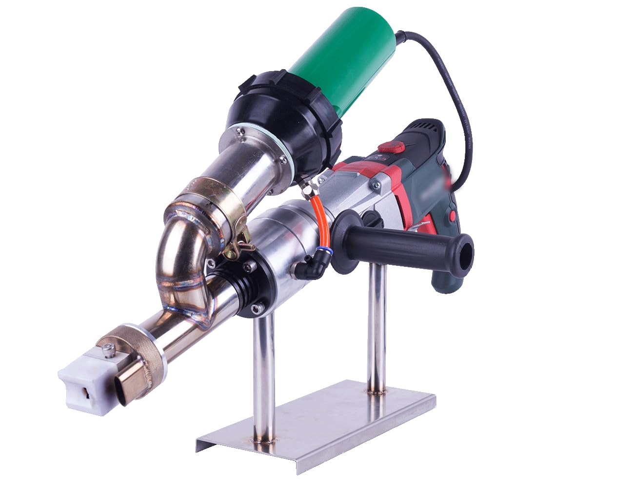 Mini hand extrusion welder gun for welding HDPE PP PVDF sheet (LST610E ...