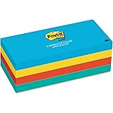 Amazon.com : Post It Notes Value Pack 3in X 3in 18 Blocks 100 Sheets ...
