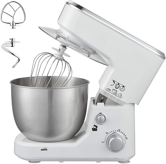 Stand Mixer, Food Mixer, 5L Stainless Steel Mixing Bowl, 1000W/220-240V ...