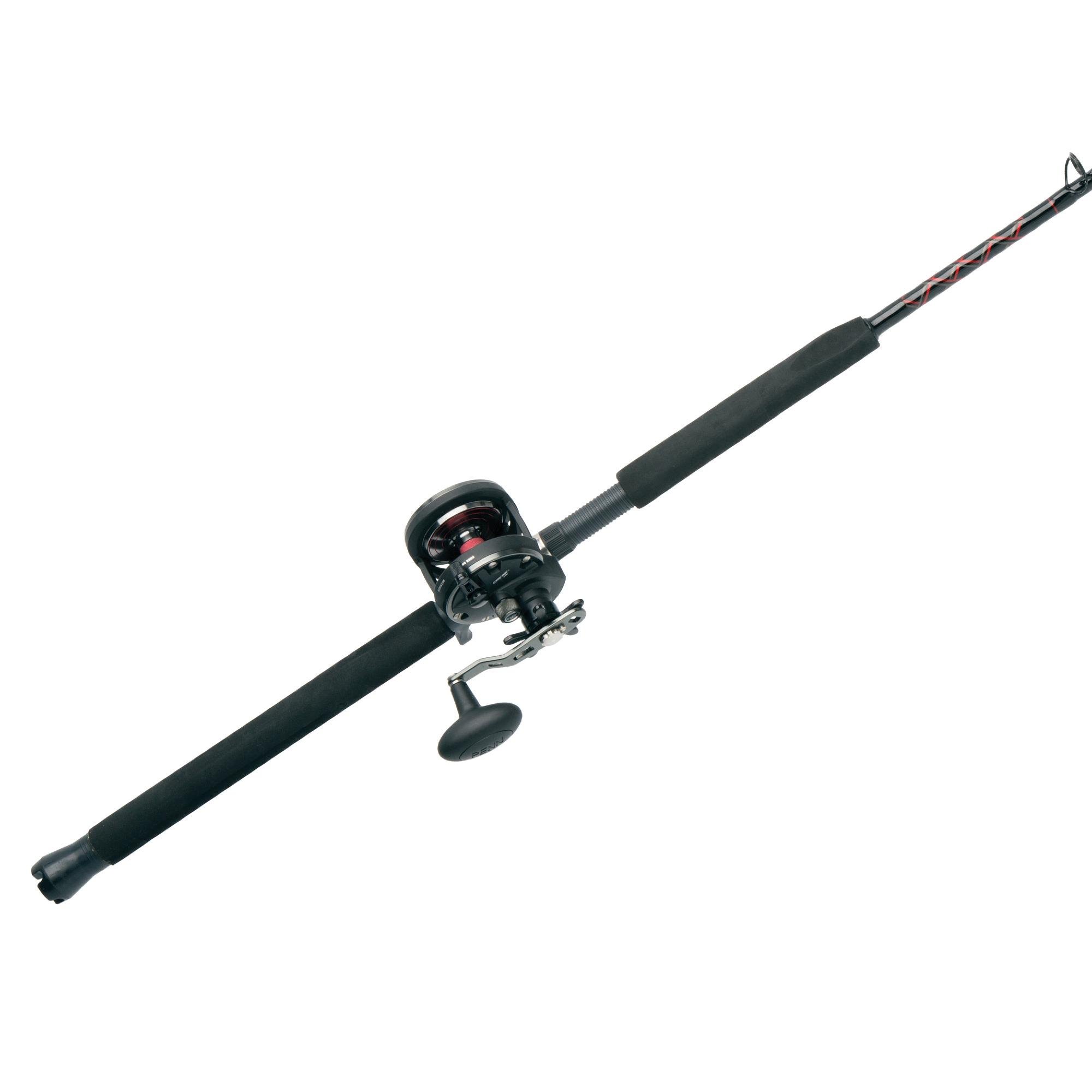 PENN 7’ Warfare Star Drag Fishing Rod and Reel Conventional Combo, 7 ...