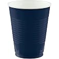 Amazon.com: True Navy Blue Plastic Cups (Pack of 20) - 18 oz ...