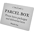 Amazon.com: Parcel Box (Mail Box) Sign - Manufactured from Aluminium ...