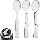 Amazon.com: 2pcs Folding Spoons for THERMOS FUNTAINER Food Jar 16 Oz ...