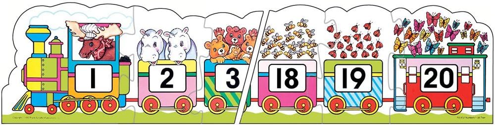 Number Train Floor Puzzle: School Specialty Publishing: Amazon.co.uk ...