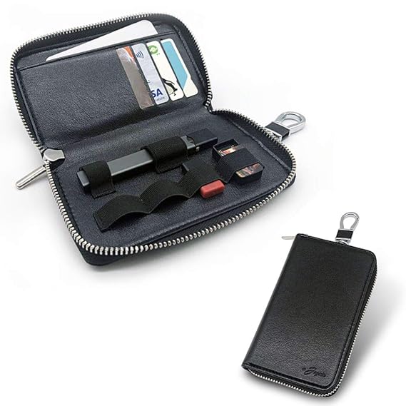 Amazon.com: xJazxin Juul Case PU Leather Portable Holster Carrying Case ...