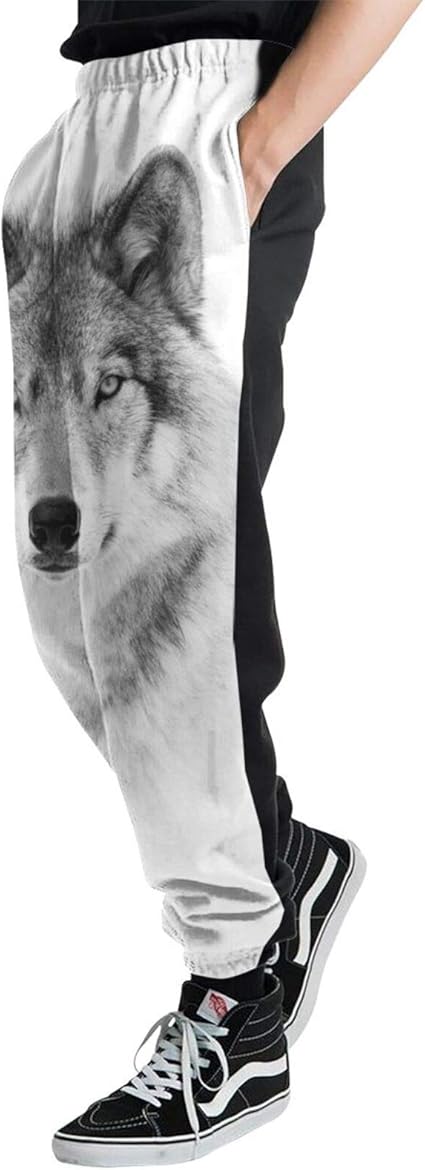 Monotone Timber Wolf Men's Joggers Sweatpants, Close Bottom Fleece ...