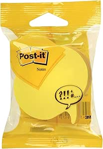 Amazon.com : Post-It Speech Bubble Notes Pad of 225 Sheets Yellow and ...