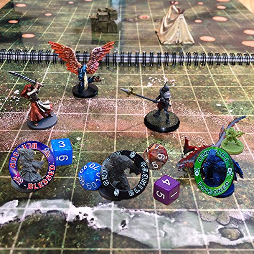 Upgraded DND Condition Rings 96 Status Effect Markers with Color ...