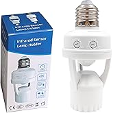 Taigeguang PIR Motion Sensor Light Socket,E26/E27 Smart Lamp Bulb ...