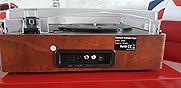 Bluetooth Platine Vinyle, Retro Portable Tourne-Disque à Trois Vitesse ...