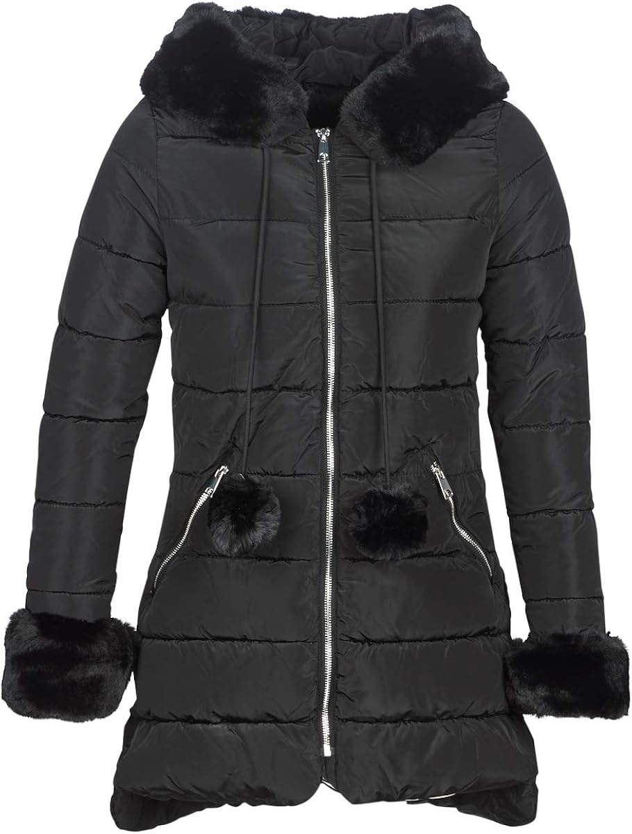 MOLLY BRACKEN Ladies Woven Padded Jacket Abrigo para Mujer: Amazon.es ...