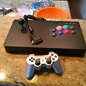 Amazon.com: Playtech Pro Arcade Fighting Stick for Sony PS3 - PC - PS2 ...