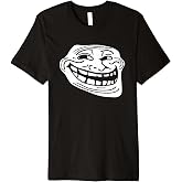 Amazon.com: Troll Face Meme Funny Dank Meme Troll Face T-Shirt ...