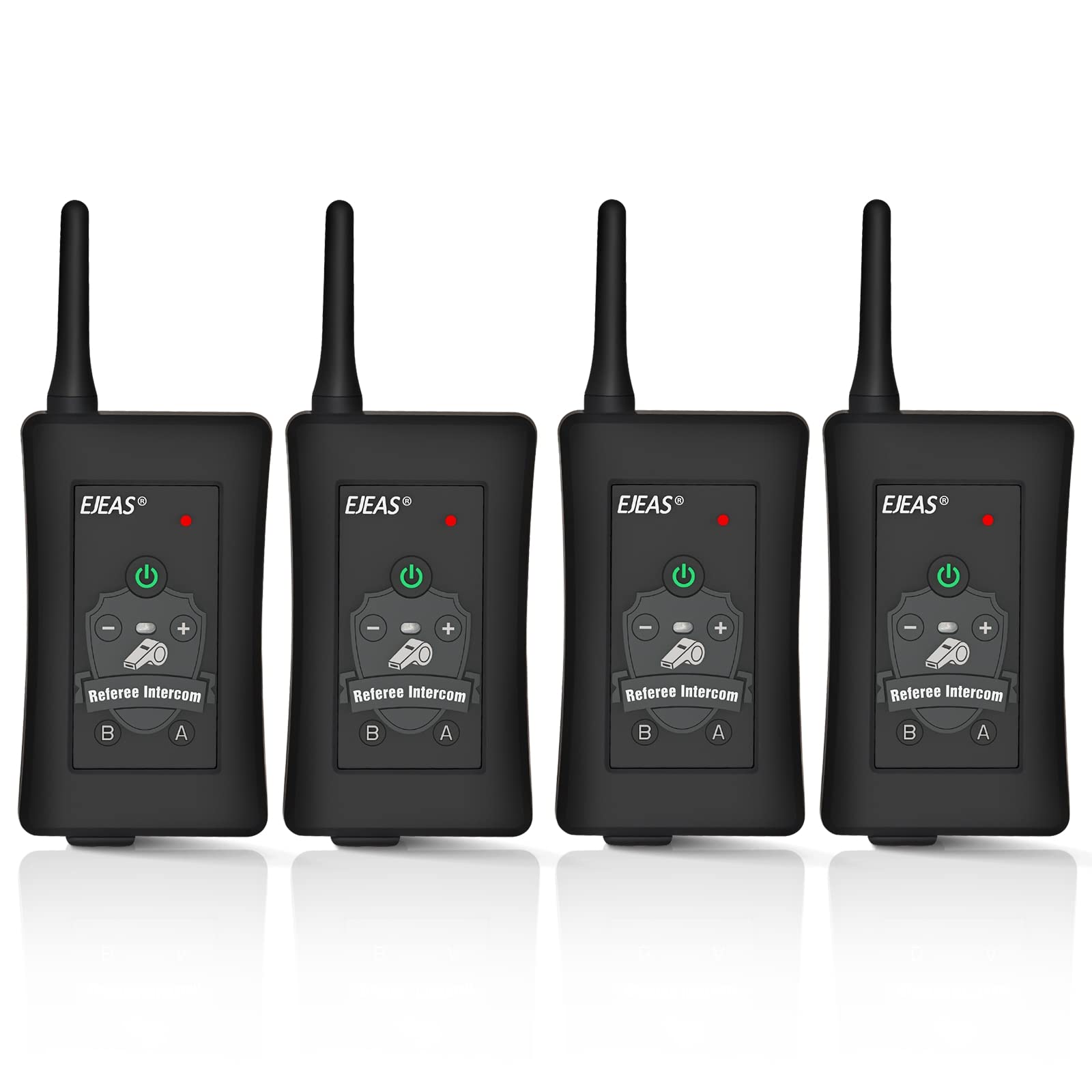 EJEAS FBIM 4 Sets Professional Football Referee Bluetooth Intercom ...
