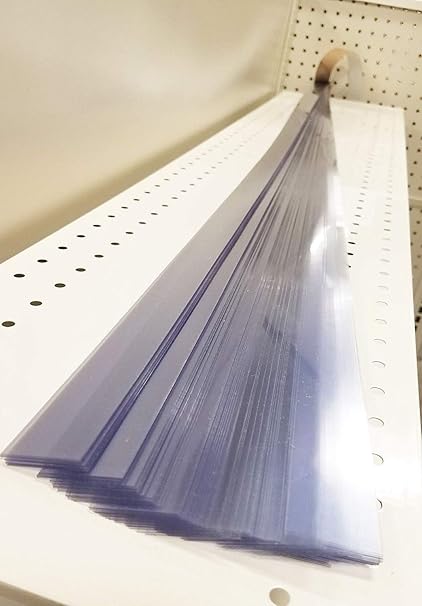 Amazon.com: Gondola Shelving Pre Cut Vinyl Insert Strips for Ticket ...