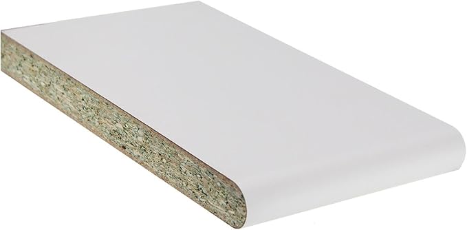White, 200mm 2.5m Long Laminate Window Board Cill Moisture-Resistant ...