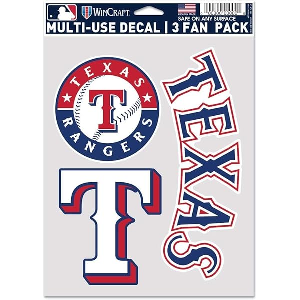 Texas Rangers Logo Sticker
