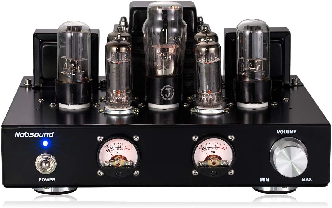 Nobsound 6P1 6.8W 2 Vacuum Tube Power Amplifier; Stereo Class A Single ...