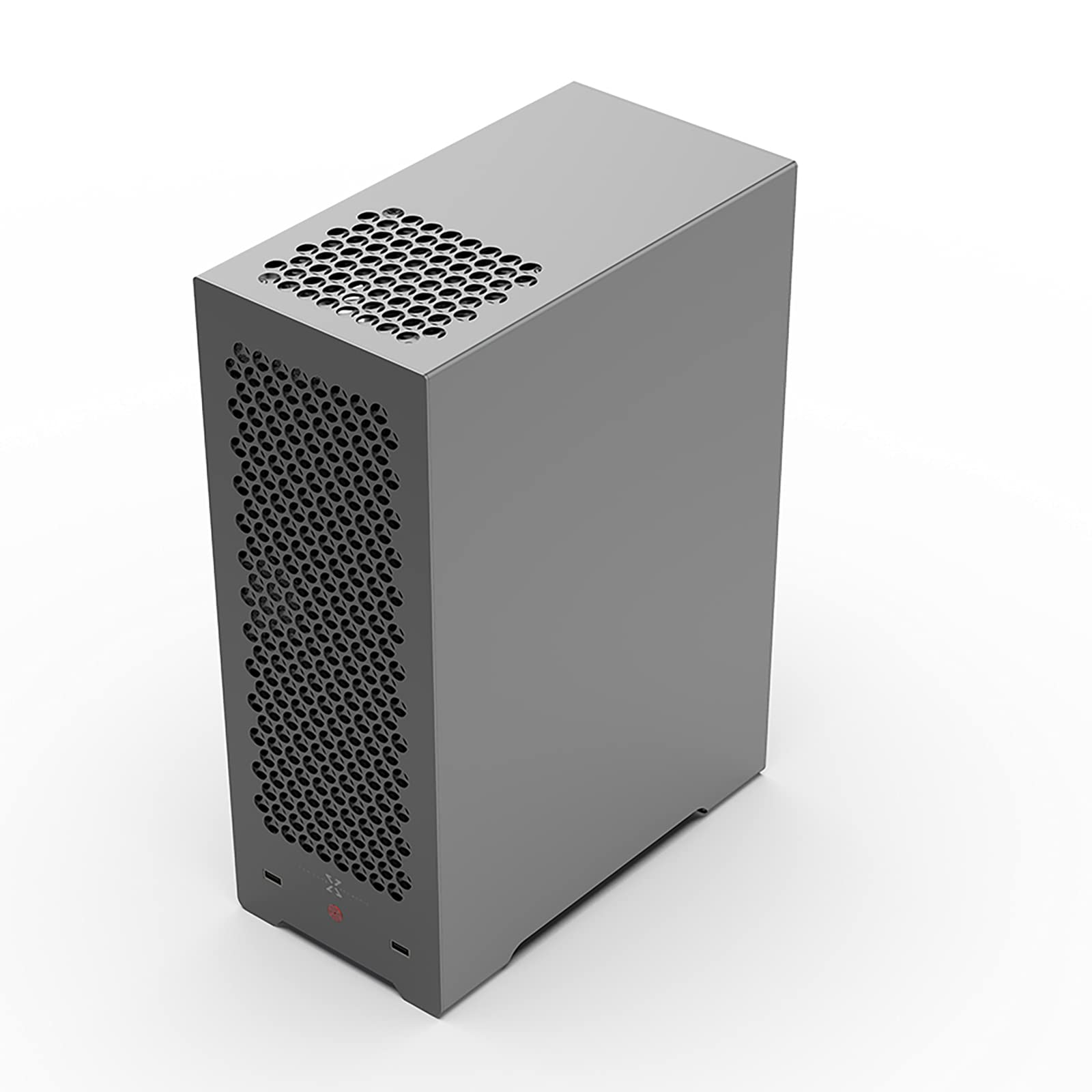 Mua MATX Computer Case Mid Tower, PC Case Aluminum Grey Supporting ATX ...