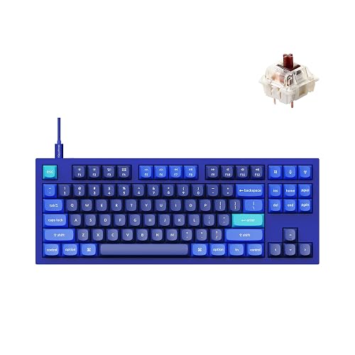 Keychron Q3 QMK/VIA Wired Custom Mechanical Keyboard, Full Aluminum ...