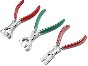 Amazon.com: AAProTools 3 Pcs Jewelry Pliers 5.5" Nylon Ends Bending ...