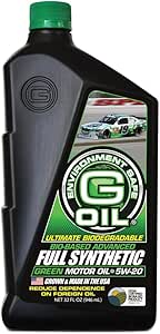Amazon.com: Green Earth Technologies 1154 G-OIL 5W-20 Bio-Based ...