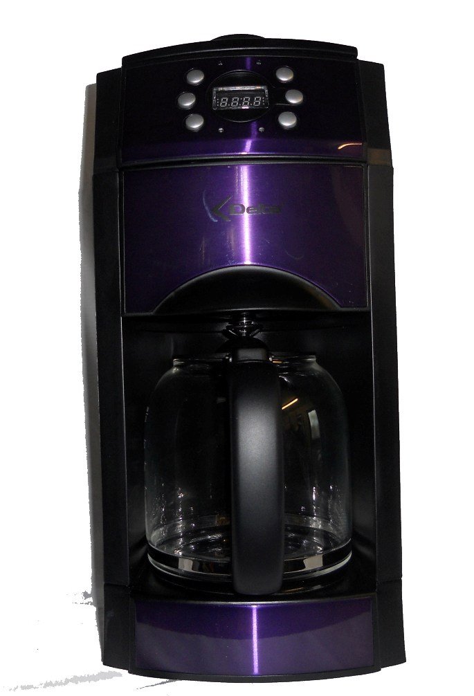 Delta Coffee Maker With Grinder (Purple) ADCM4117T: Amazon.co.uk ...