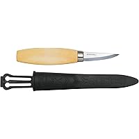 Amazon.com : Morakniv Wood Carving 122 Knife with Laminated Steel Blade ...