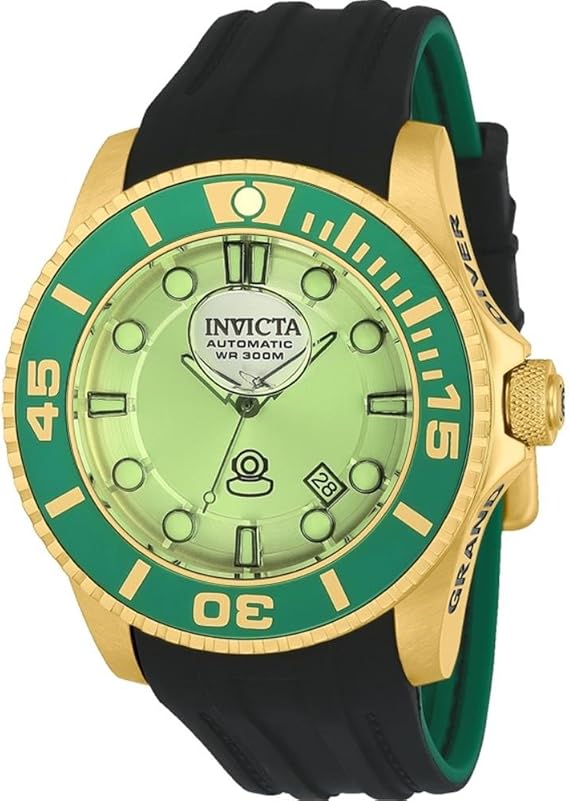 Amazon.com: Invicta 22992 Men's 47mm Grand Diver Gen II Liquid Green ...