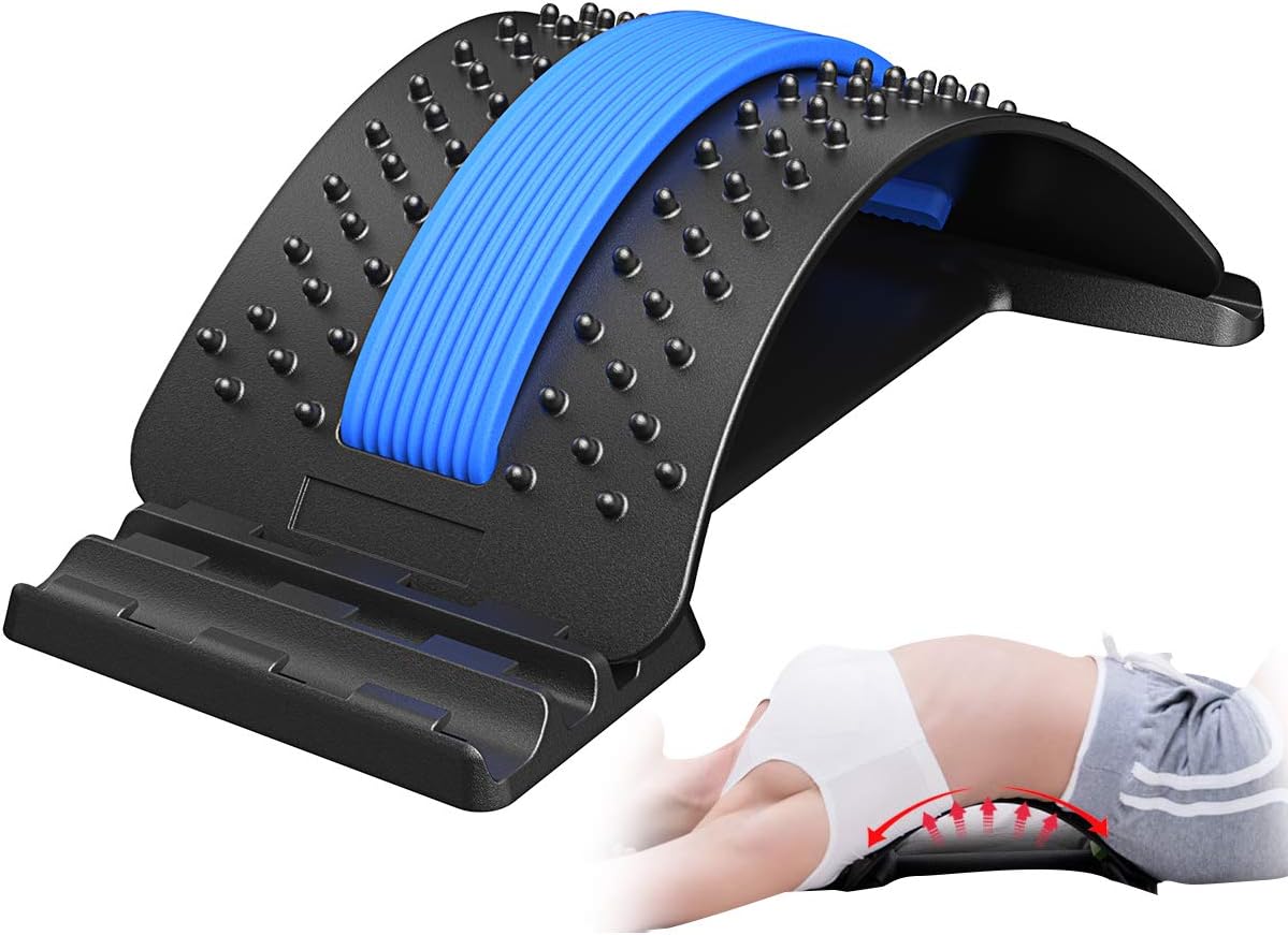 Amazon.com: Bcway Back Stretcher, Multi-Level Lumbar Back Device for ...