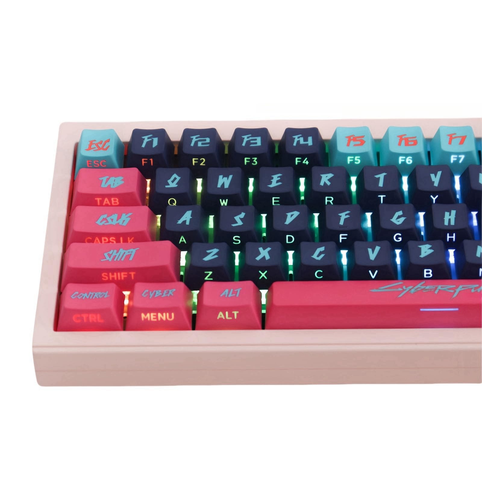 Mua REDQIN PBT Keycaps - Jade Double Shot PBT Keycaps RSA Profile Shine ...