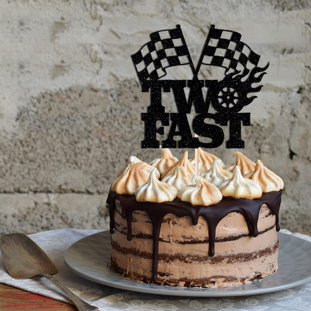 Mua Two fast Cake Topper-2st Birthday - Topper For Photo Booth Props ...