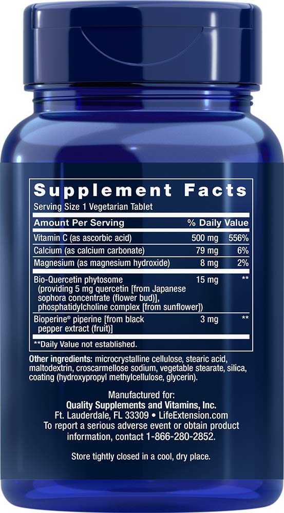 Life Extension Fast-C & Bio-Quercetin Phytosome – Fast Delivery ...
