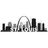 Amazon.com - StickerTalk St. Louis Skyline Vinyl City Sticker, 5 inches ...