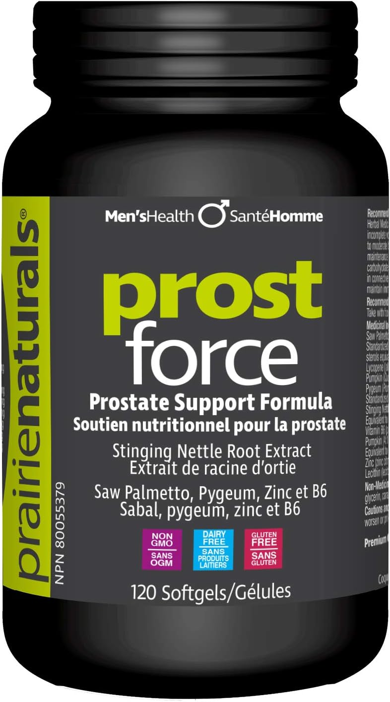 Prairie Naturals Prost Force Prostate Support For Men Soft Gel, 120 ...