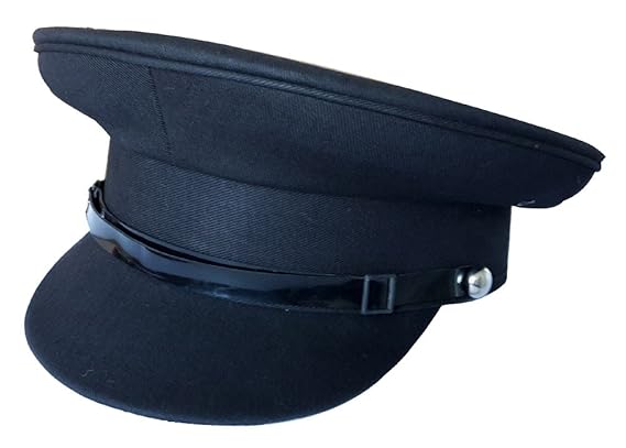 Chauffeur Driver Cap Mens Formal Professional Quality Hat. Black or ...