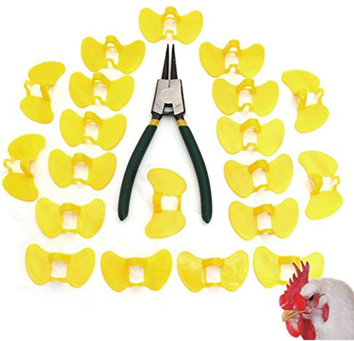 Amazon.com : Weilan 21 Pieces Pinless Peepers with Pliers Chicken ...