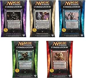 Amazon.com: Magic the Gathering (MTG) Commander 2014 - Complete Set of ...
