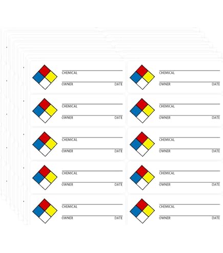 Nfpa 72 SmartSign NFPA Diamond Labels - 500/Roll, 4 X 4 Inch, Write-On ...