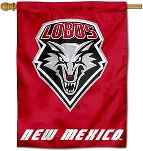 Amazon.com : New Mexico Lobos House Flag Banner : Outdoor Flags ...