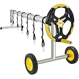 Amazon.com : VINGLI Pool Cover Reel Set 18 Feet Pool Solar Cover Reel ...