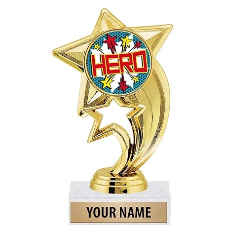 Mua 6" Gold Hero Trophies, Custom Star Rocket Hero Trophy Award trên ...