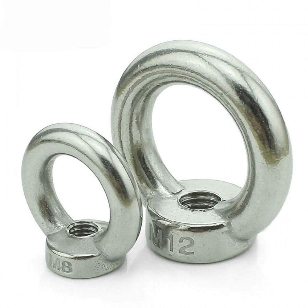 M5/M6/M8/M10/M12 304 Stainless Steel Lifting Eye Nut Ring Shape Nuts ...